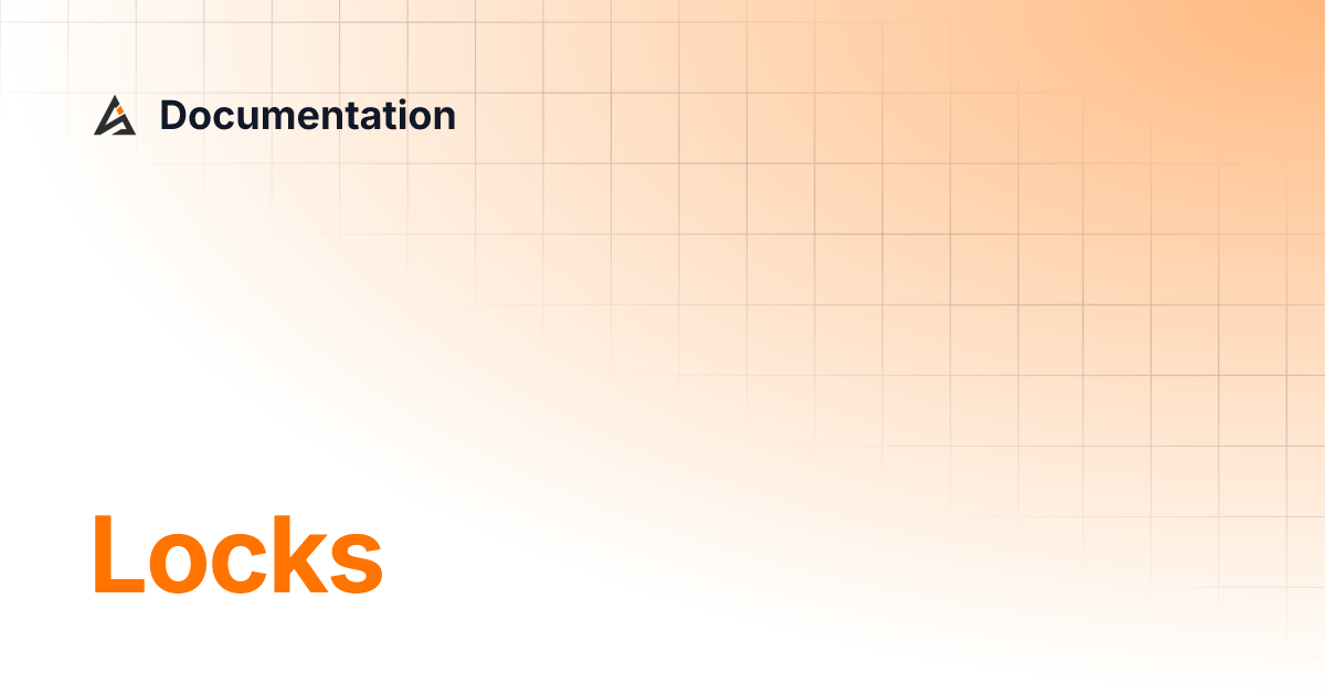Locks | Documentation