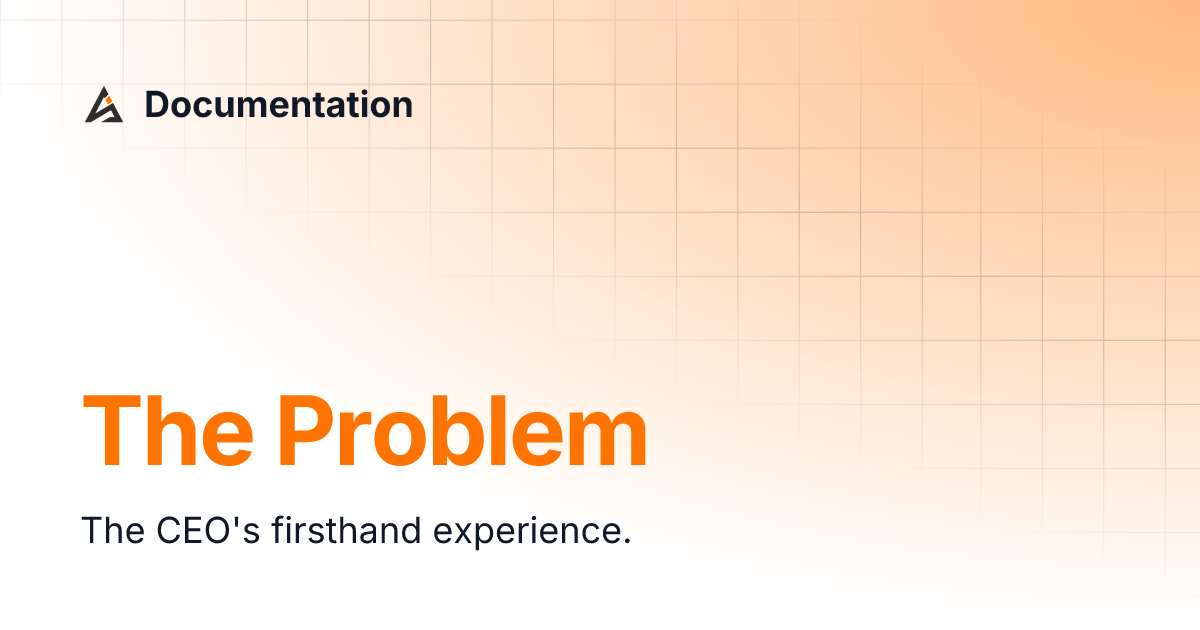 The Problem | Documentation