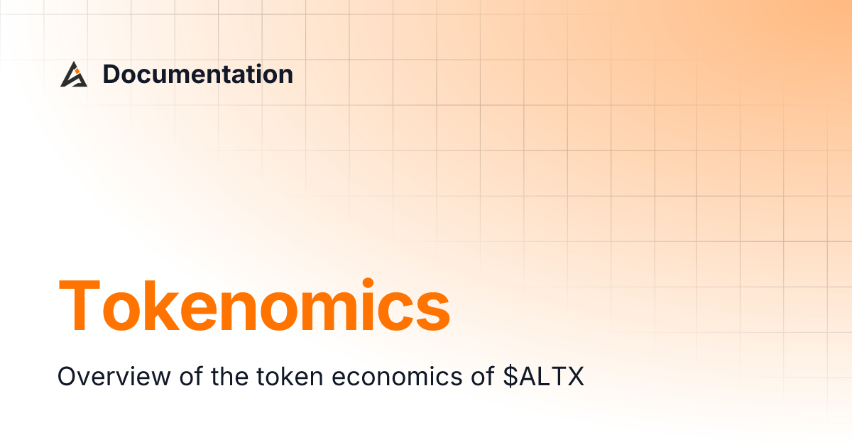 Tokenomics | Documentation